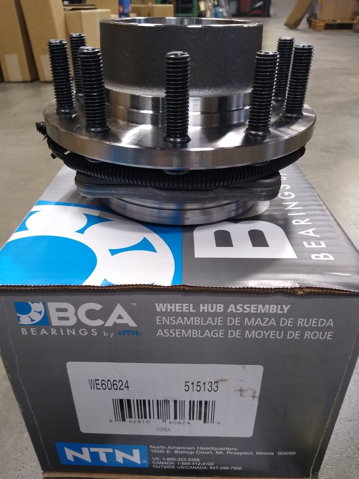 Ford 10-Lug Front Wheel Bearing & Hub Assembly 4×4 for 2011 2012 2013 ...