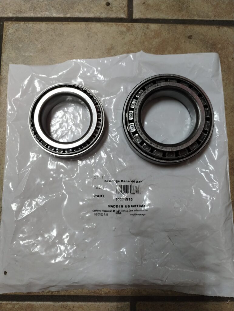 2018+ Jeep JL Dana 44 Rear Differential Side Bearing Kit | C&M Gearworks