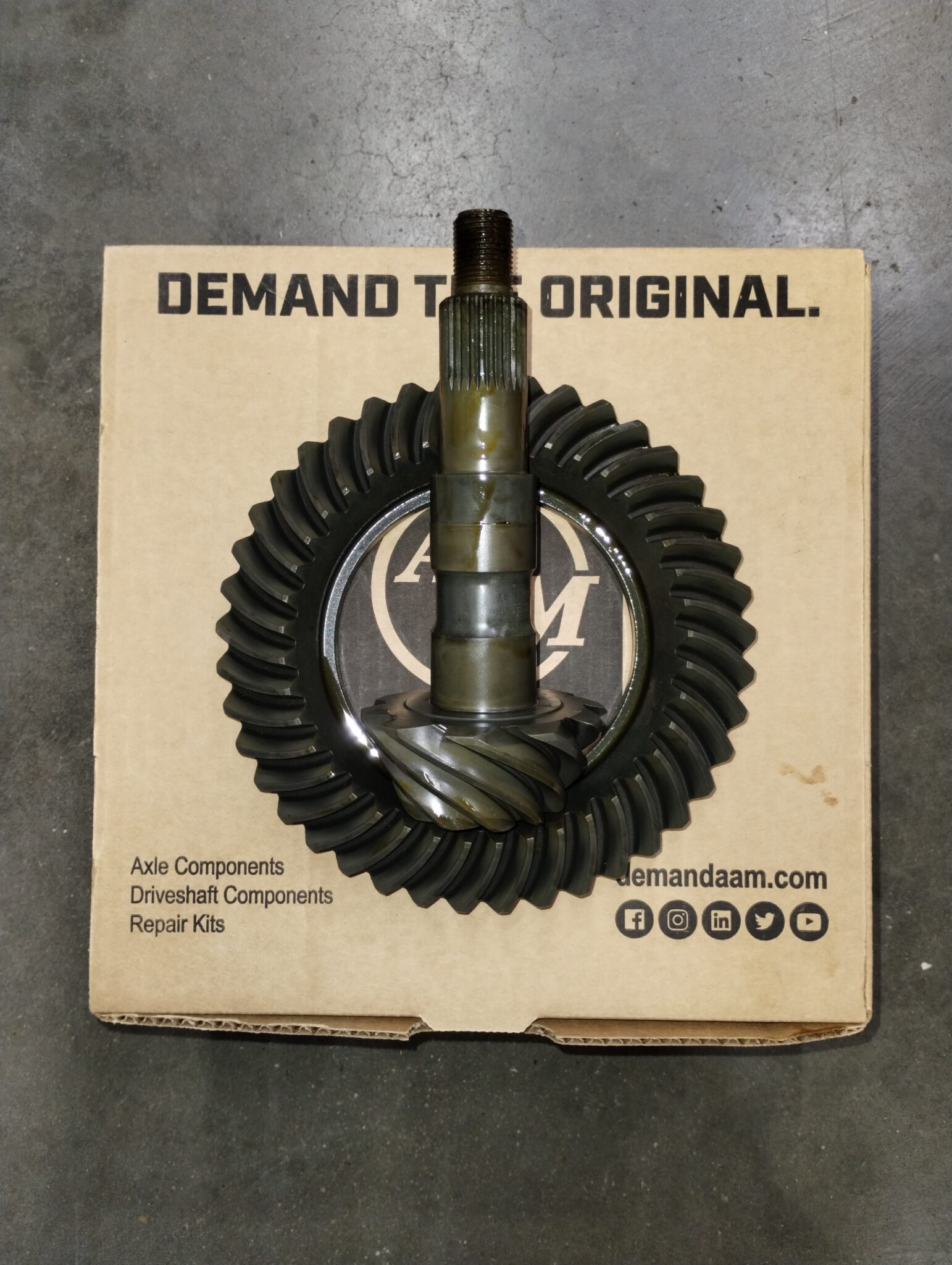 GM10-410 OEM AAM Ring & Pinion 10 Bolt Gear Set 8.5/8.6 Chevy Car and ...